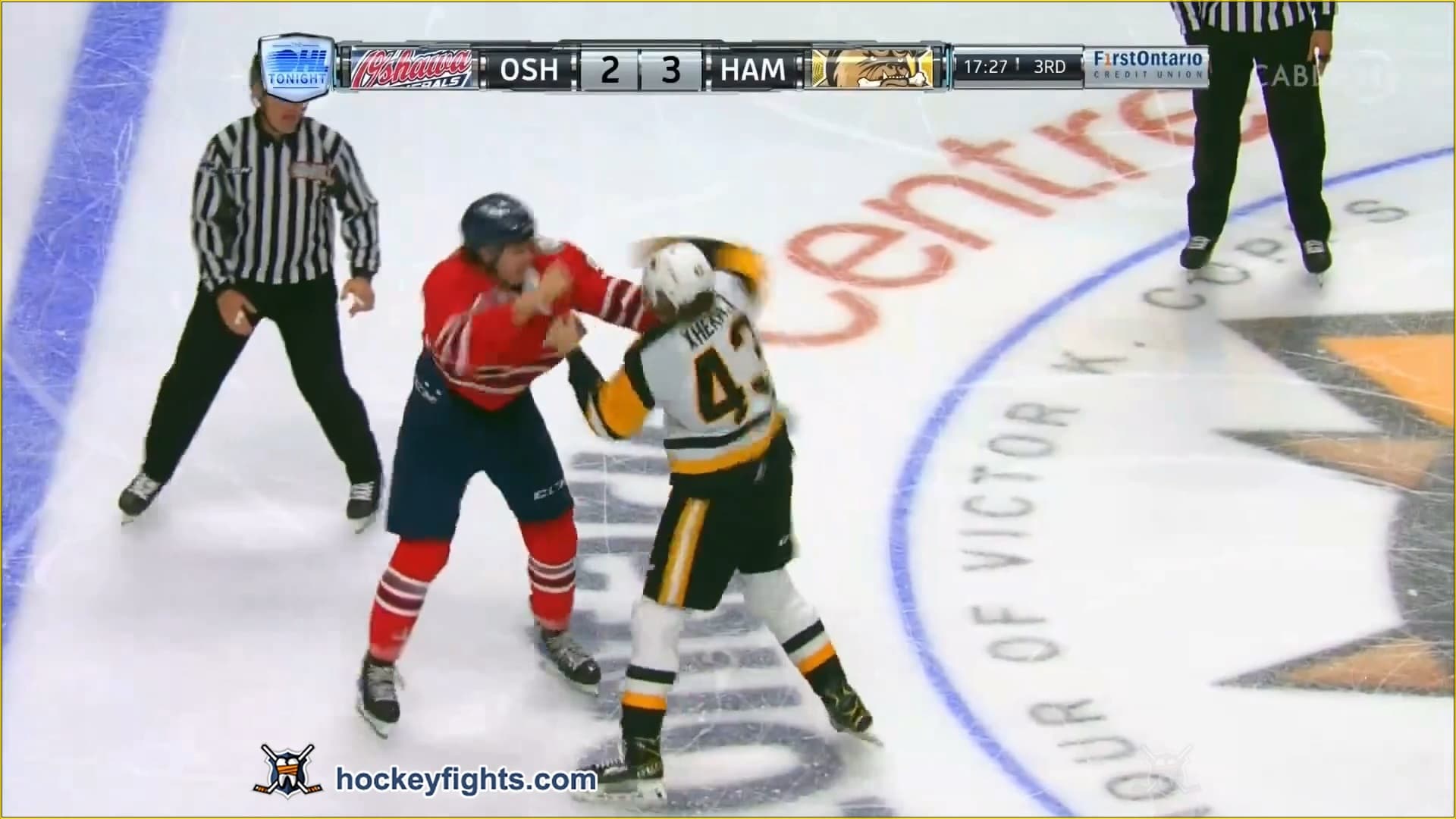 Sam Bitten vs. Florian Xhekaj, December 22, 2024 - Springfield ...