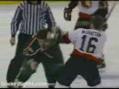Brian McGrattan vs. Josh Gratton, December 19, 2004 - Binghamton ...
