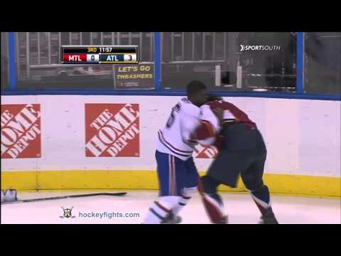 P.K. Subban vs. Brad Marchand, October 27, 2011 - Montreal Canadiens vs ...