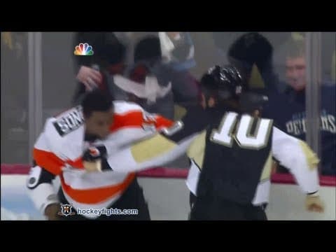 Wayne Simmonds vs. Dylan McIlrath, February 14, 2016 - Philadelphia ...