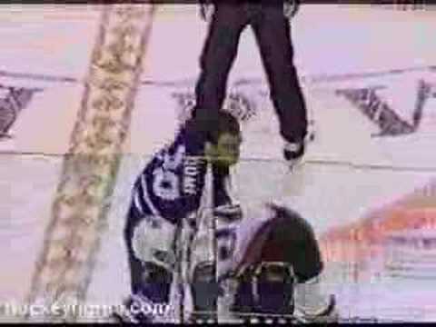 Rob Ray vs. Tony Twist, November 27, 1995 - Buffalo Sabres vs. St Louis ...