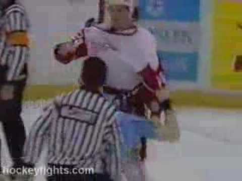 Craig Coxe vs. Bob Probert, November 19, 1987 - Vancouver Canucks vs ...