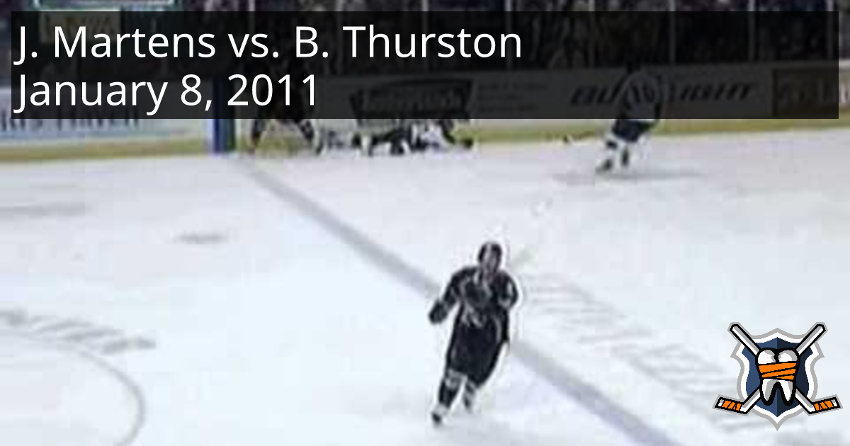 Jeff Martens vs. Brett Thurston, January 8, 2011 - Bossier-Shreveport ...