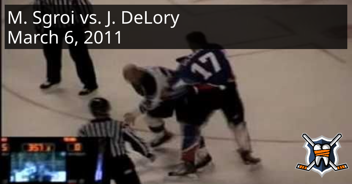 Mike Sgroi vs. James DeLory, March 6, 2011 - Fort Worth Brahmas vs ...