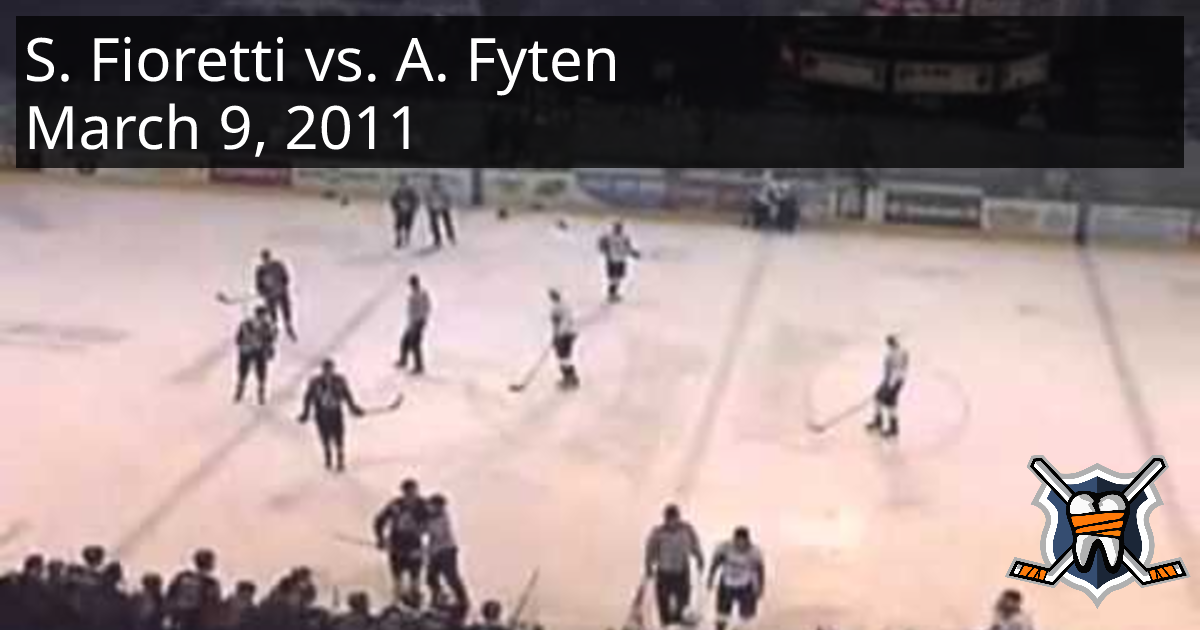 Sam Fioretti vs. Austin Fyten, March 9, 2011 - Moose Jaw Warriors vs ...