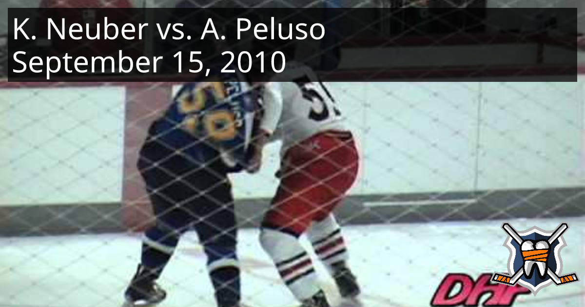 Kyle Neuber vs. Anthony Peluso, September 15, 2010 - Columbus Blue ...