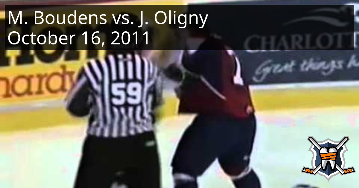 Matt Boudens vs. Jimmy Oligny, October 16, 2011 - Drummondville ...