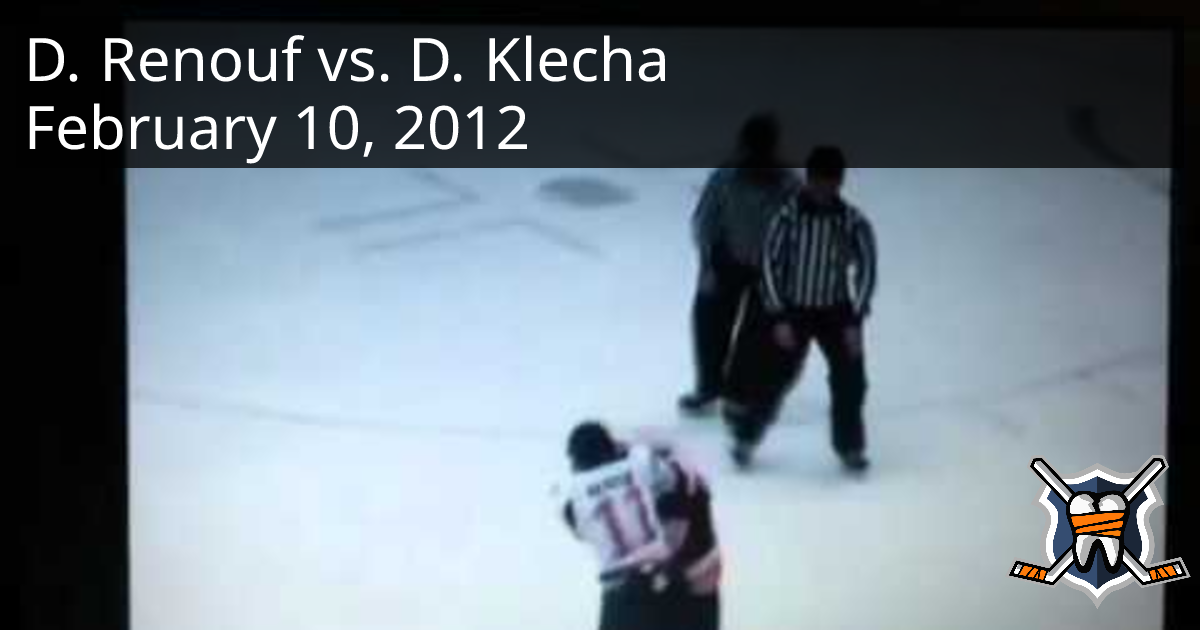 Daniel Renouf vs. Dakota Klecha, February 10, 2012 - Youngstown ...