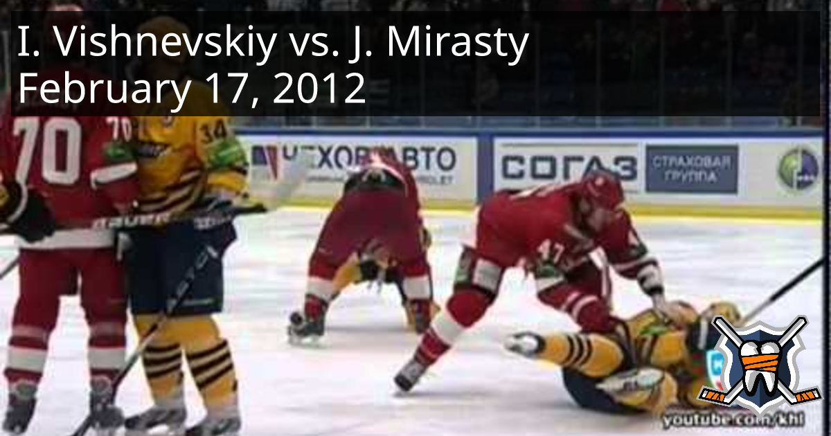 Ivan Vishnevskiy vs. Jon Mirasty, February 17, 2012 - Atlant Mytishchi ...