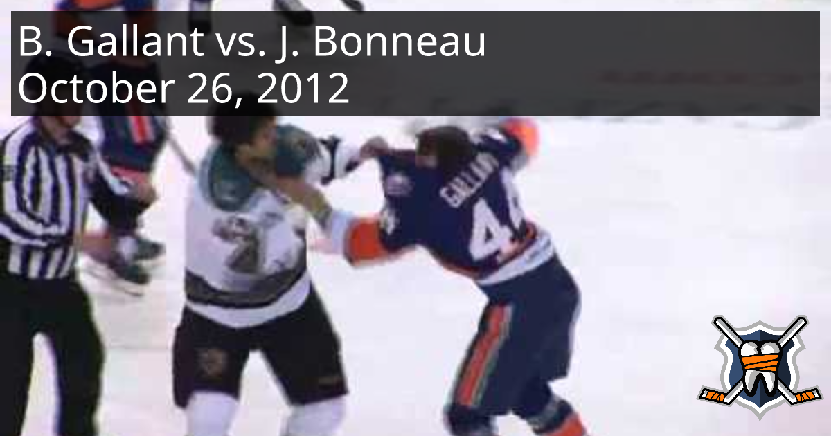 Brett Gallant vs. Jimmy Bonneau, October 26, 2012 - Bridgeport Sound ...