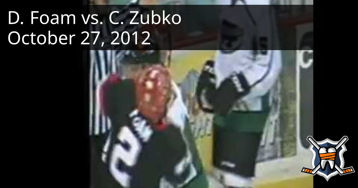 Derek Foam vs. Cody Zubko, October 27, 2012 - Huntsville Havoc vs ...