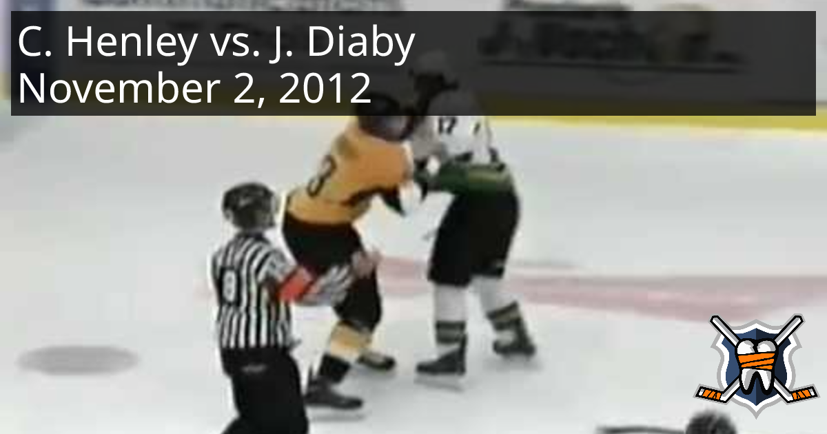 Cedrick Henley vs. Jonathan-Ismael Diaby, November 2, 2012 - Val-d'Or ...
