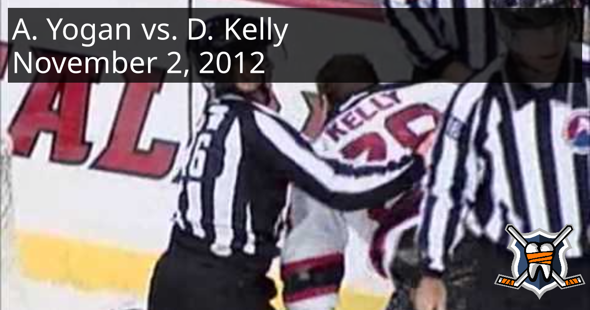 Andrew Yogan vs. Dan Kelly, November 2, 2012 - Hartford Wolf Pack vs ...