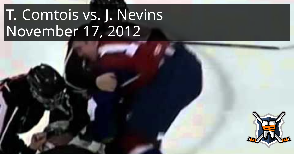 Thierry Comtois vs. Jack Nevins, November 17, 2012 - Val-d'Or Foreurs ...