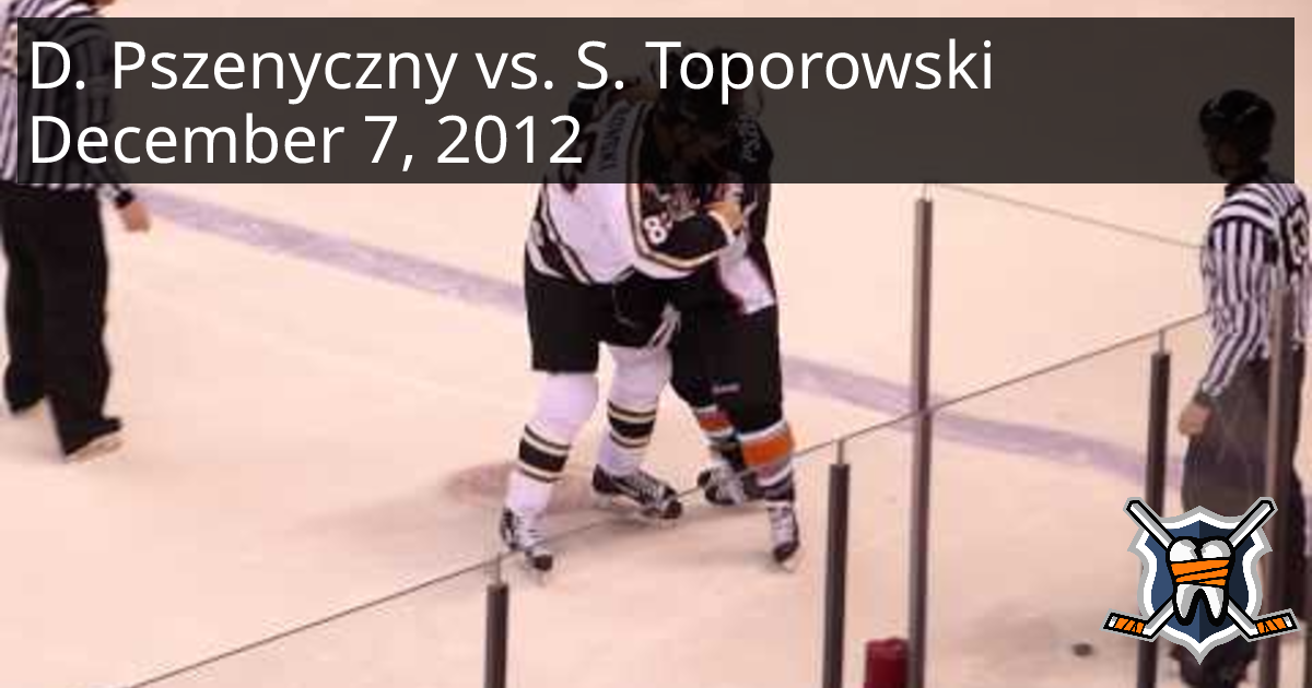 David Pszenyczny vs. Shayne Toporowski, December 7, 2012 - Missouri ...