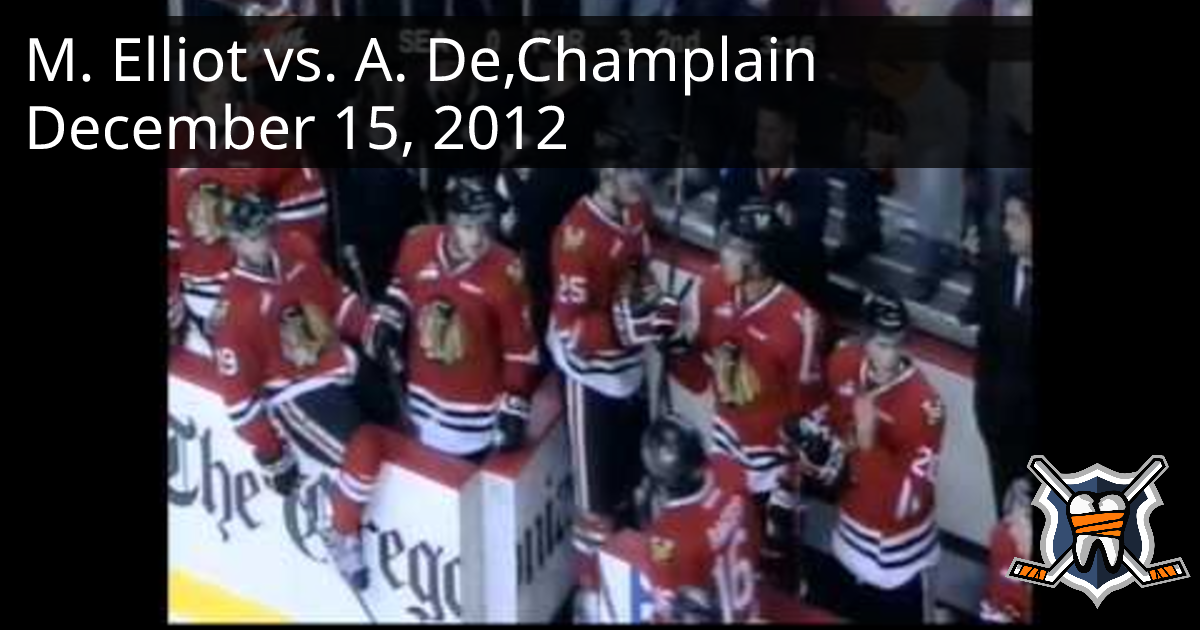 Mitch Elliot vs. Adam De Champlain, December 15, 2012 - Seattle ...