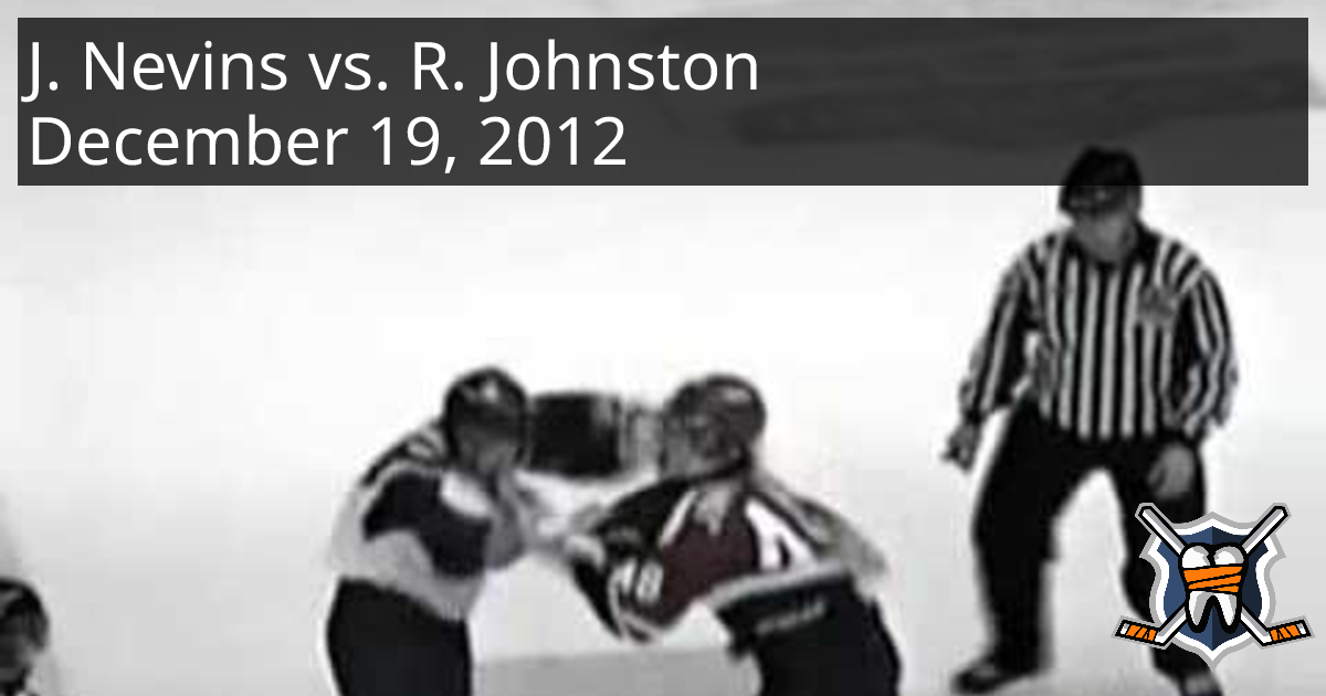 Jack Nevins vs. Ross Johnston, December 19, 2012 - Charlottetown ...
