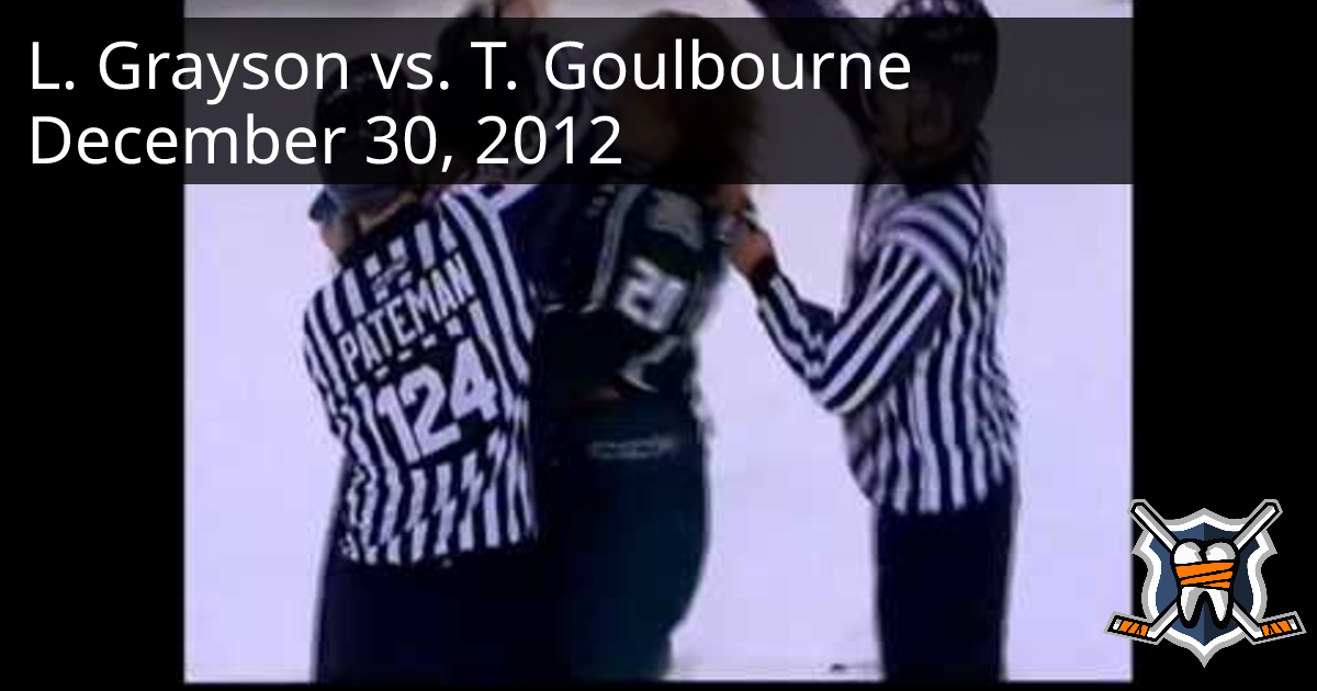 Lucas Grayson vs. Tyrell Goulbourne, December 30, 2012 - Everett ...