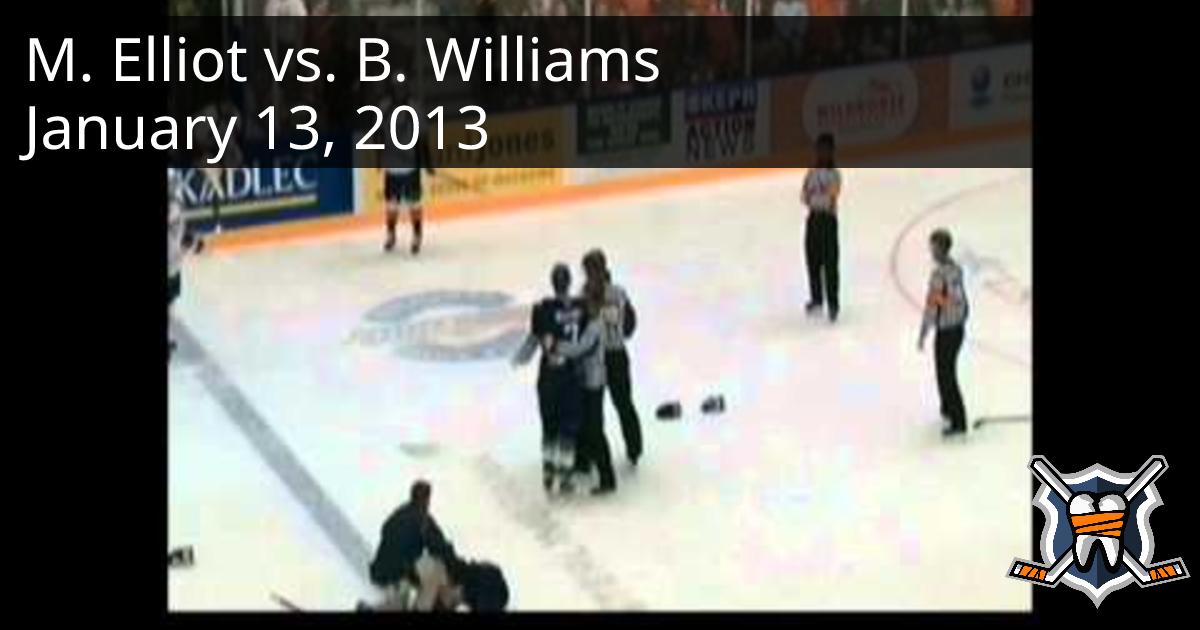 Mitch Elliot vs. Brian Williams, January 13, 2013 - Seattle ...