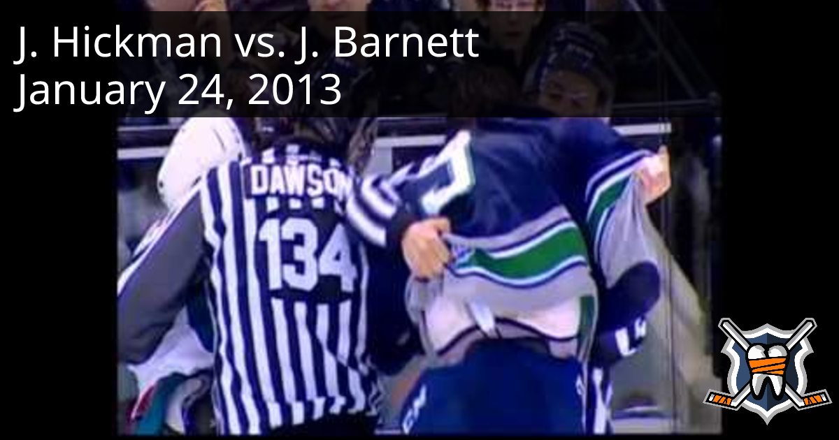 Justin Hickman vs. J.T. Barnett, January 24, 2013 - Seattle ...