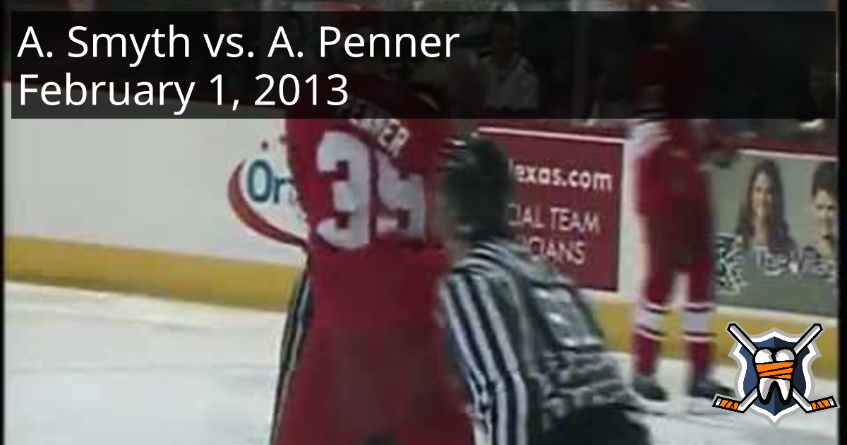 Adam Smyth vs. Alex Penner, February 1, 2013 - Arizona Sundogs vs ...