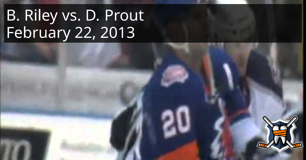 Blair Riley vs. Dalton Prout, February 22, 2013 - Bridgeport Sound ...