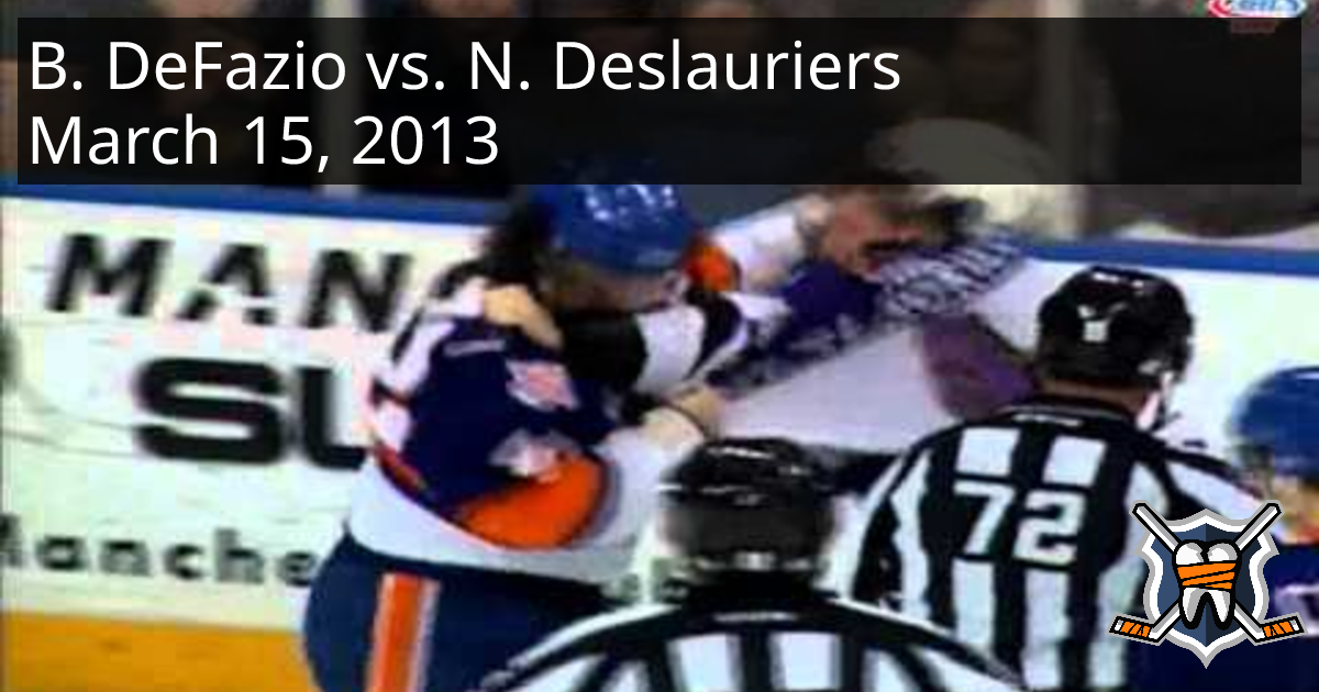 Brandon DeFazio vs. Nicolas Deslauriers, March 15, 2013 - Bridgeport ...