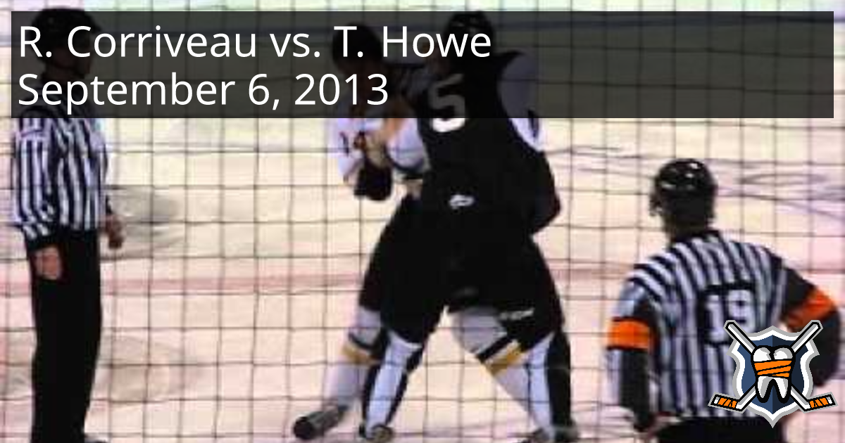 Raphael Corriveau vs. Travis Howe, September 6, 2013 - Cape Breton ...