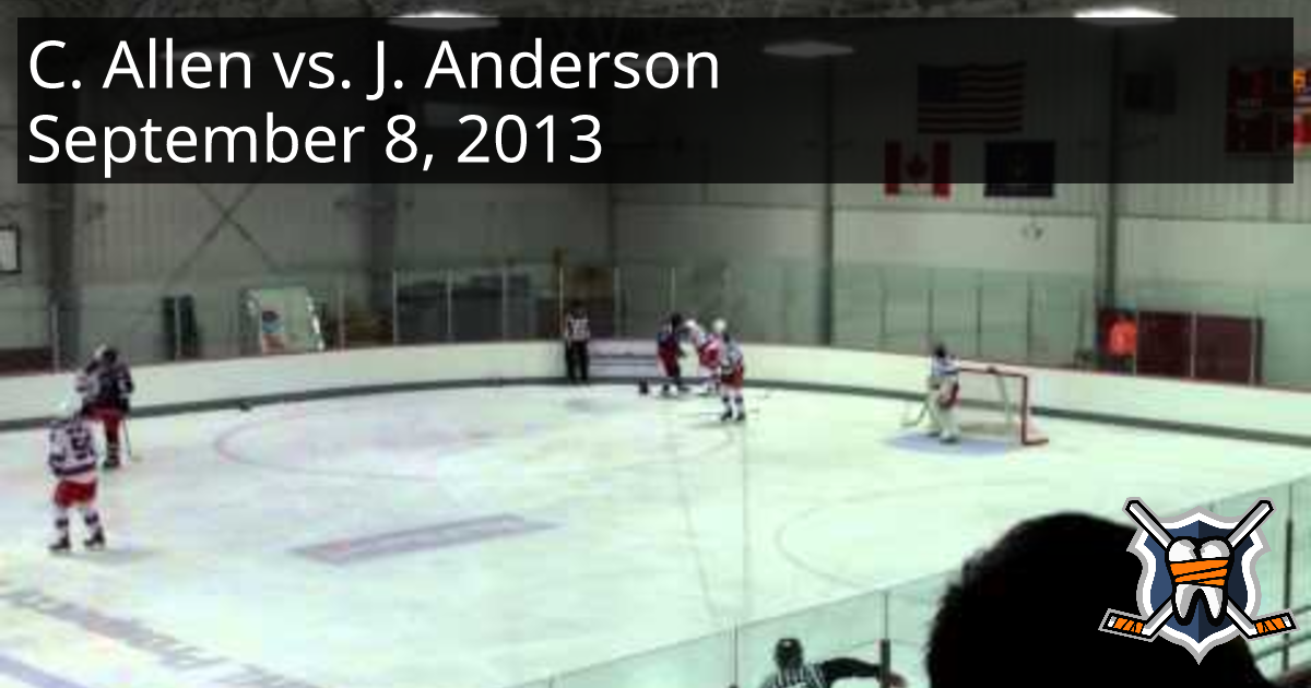 Conor Allen vs. Josh Anderson, September 8, 2013 - New York Rangers vs ...