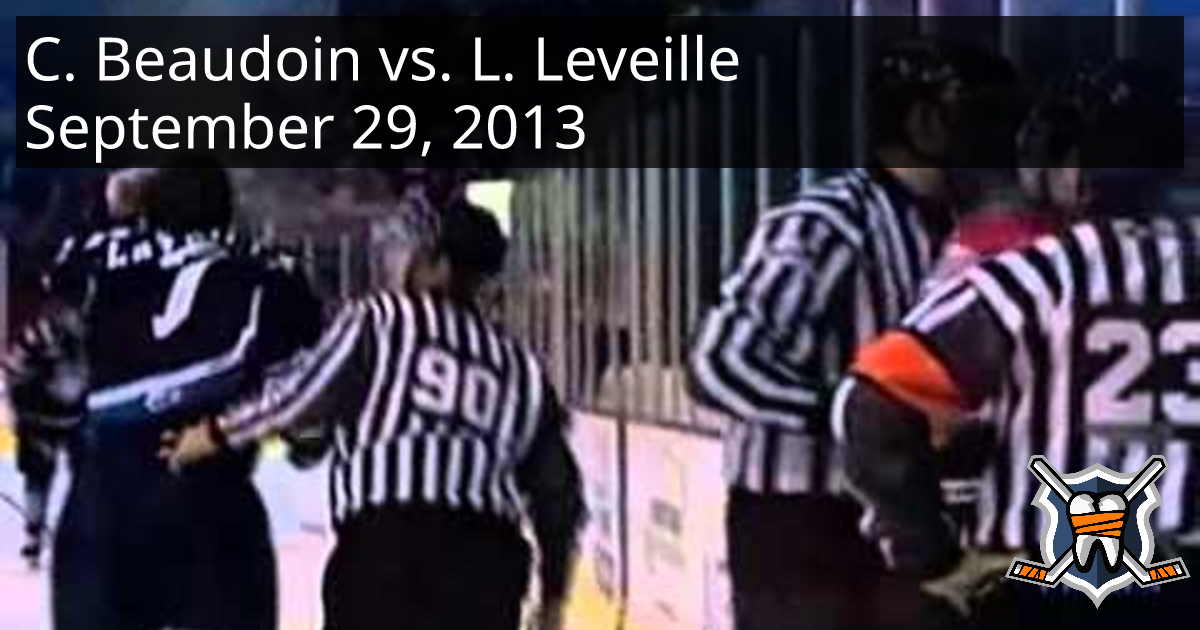 Charles-David Beaudoin vs. Loik Leveille, September 29, 2013 ...