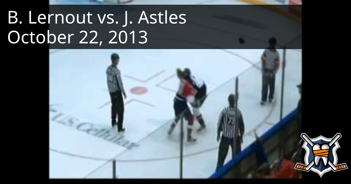 Brett Lernout vs. Jessey Astles, October 22, 2013 - Swift Current ...