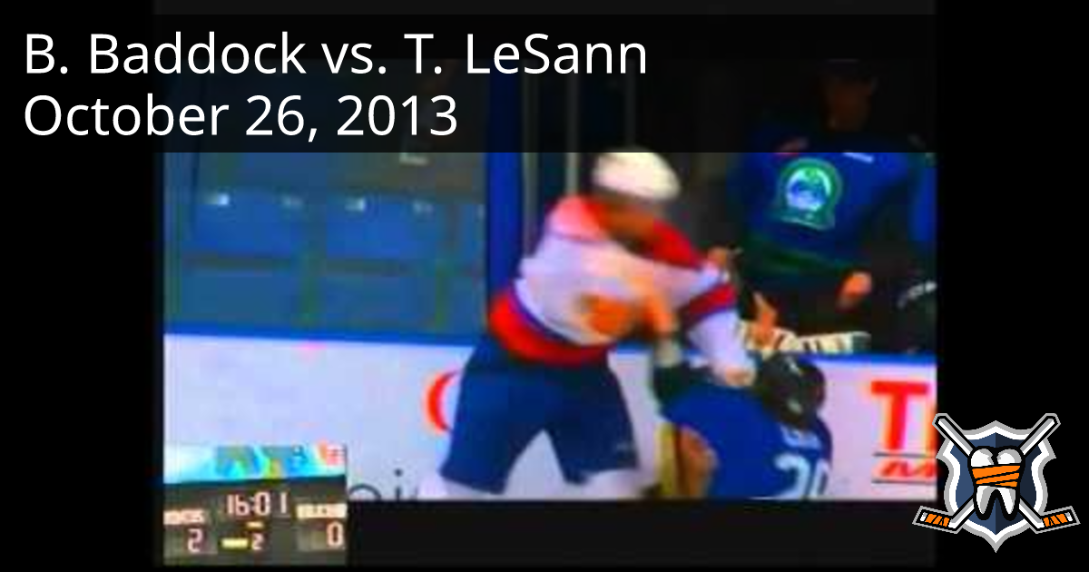Brandon Baddock vs. Tanner LeSann, October 26, 2013 - Edmonton Oil ...