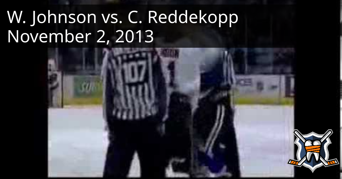 Wyatt Johnson vs. Chaz Reddekopp, November 2, 2013 - Red Deer Rebels vs ...