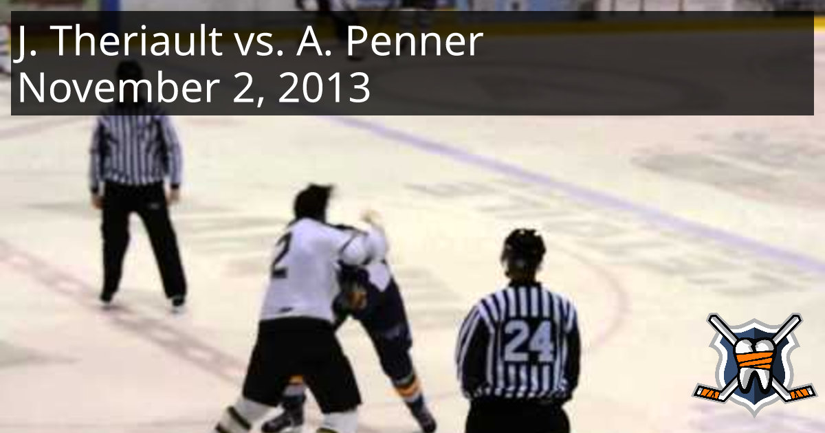 Joël Theriault vs. Alex Penner, November 2, 2013 - l’Assurancia de ...