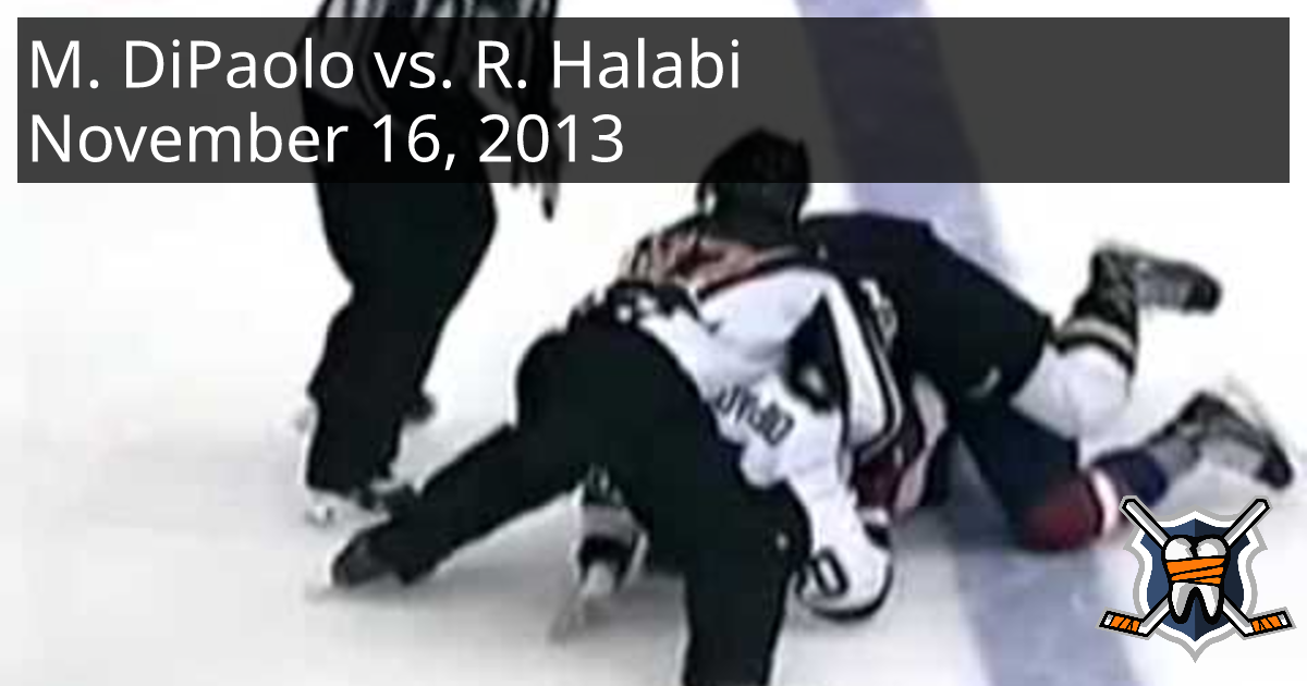 Mike DiPaolo vs. Reid Halabi, November 16, 2013 - Charlottetown ...