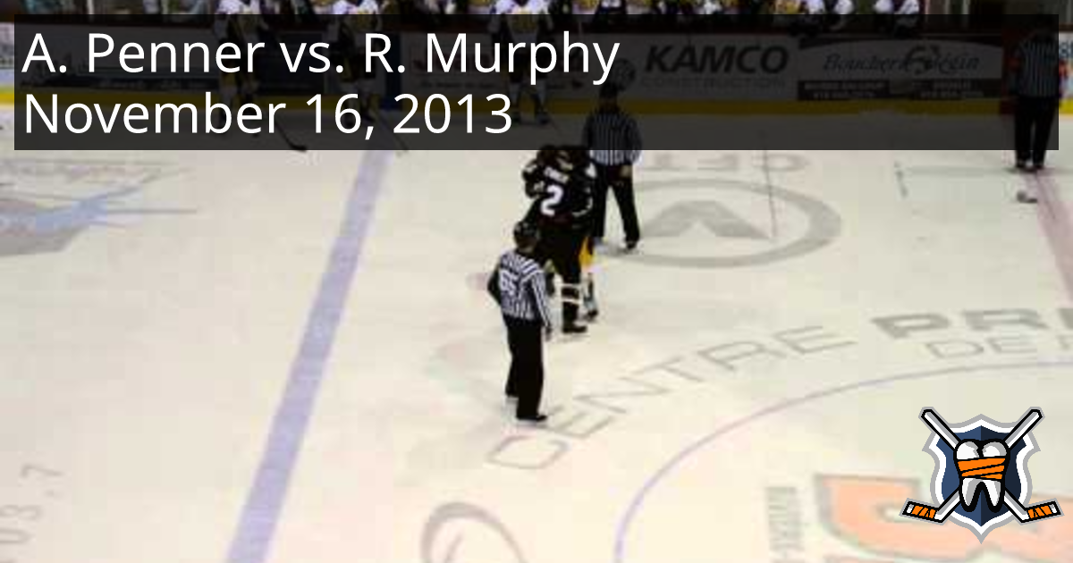 Alex Penner vs. Ryan Murphy, November 16, 2013 - Marquis de Jonquière ...