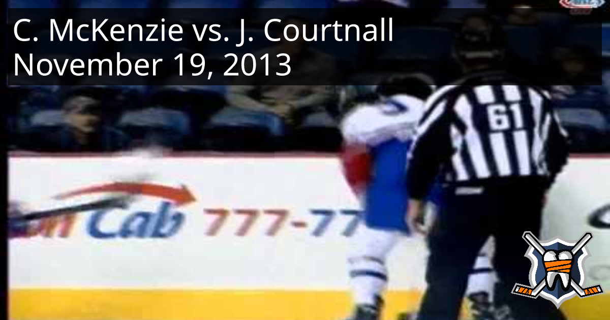 Curtis McKenzie vs. Justin Courtnall, November 19, 2013 - Texas Stars ...