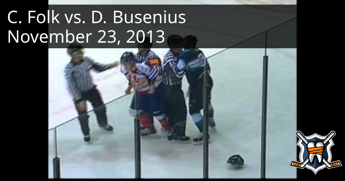 Carter Folk vs. Dylan Busenius, November 23, 2013 - Lethbridge ...