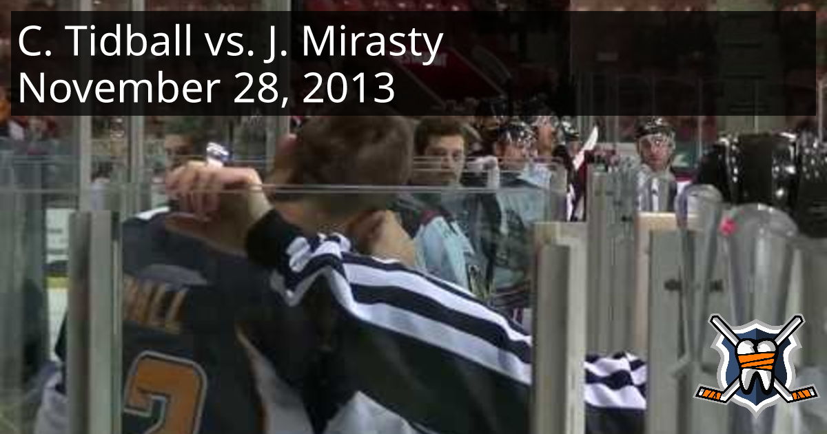 Curtis Tidball vs. Jon Mirasty, November 28, 2013 - l’Assurancia de ...