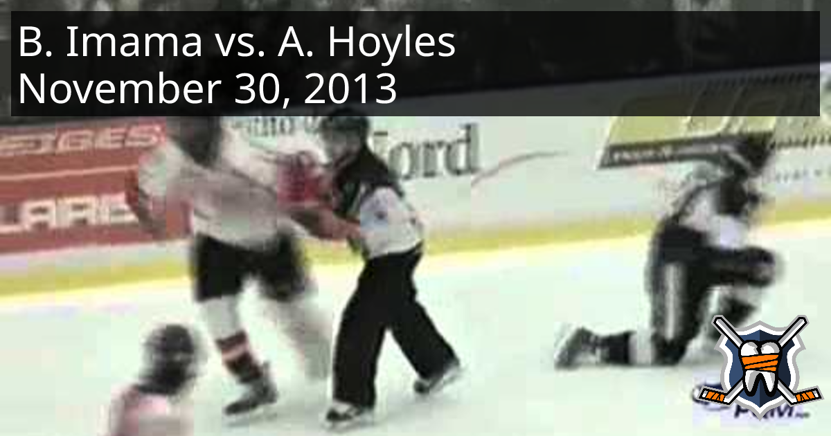 Bokondji Imama vs. Aaron Hoyles, November 30, 2013 - Baie-Comeau ...