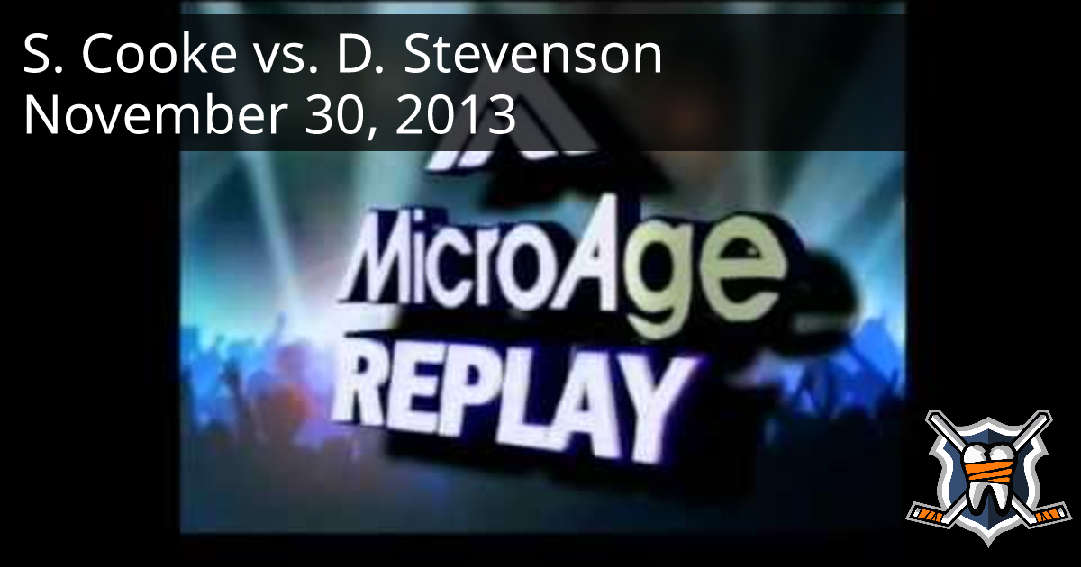 Scott Cooke vs. Dyson Stevenson, November 30, 2013 - Moose Jaw Warriors ...