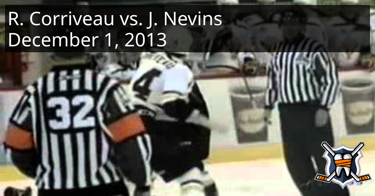Raphael Corriveau vs. Jack Nevins, December 1, 2013 - Cape Breton ...
