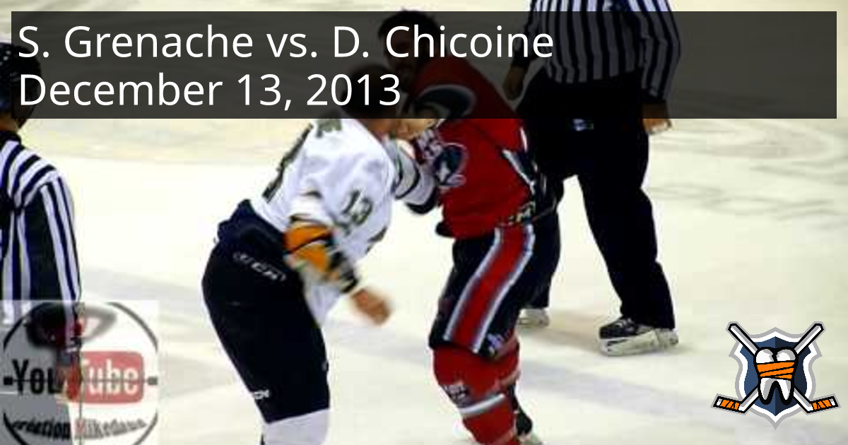 Samuel Grenache vs. David Chicoine, December 13, 2013 - COOL-FM de ...