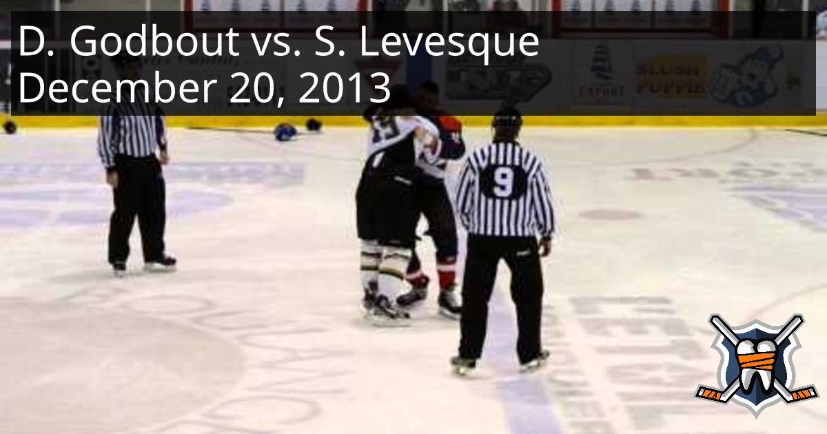 David Godbout vs. Samuel Levesque, December 20, 2013 - Cornwall River ...