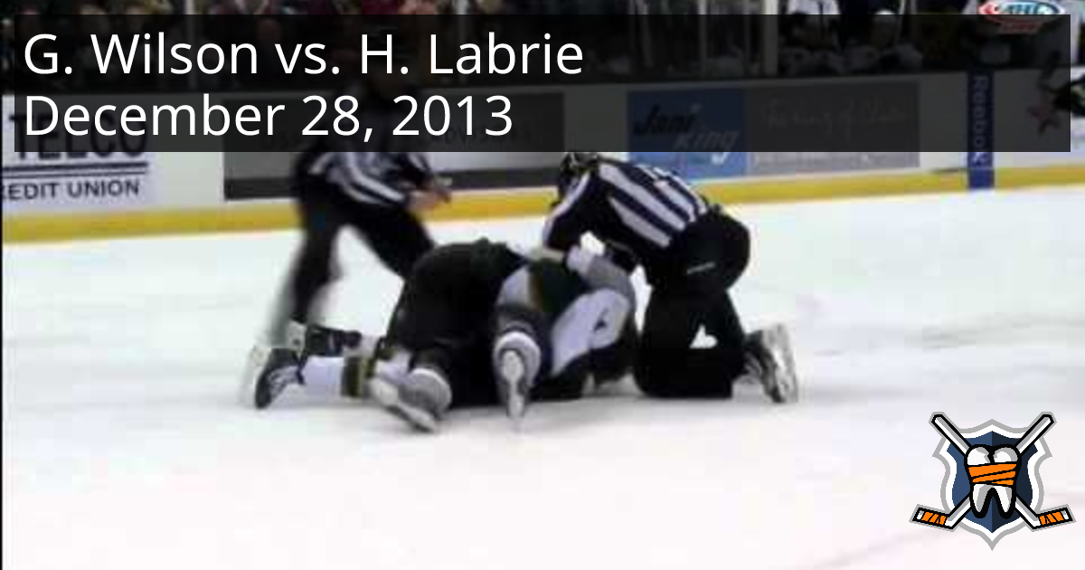 Garrett Wilson vs. Hubert Labrie, December 28, 2013 - San Antonio ...