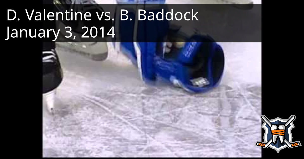 Dallas Valentine vs. Brandon Baddock, January 3, 2014 - Moose Jaw ...