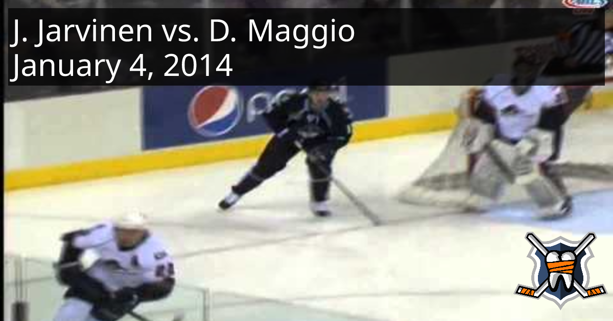 Joonas Jarvinen vs. Daniel Maggio, January 4, 2014 - Milwaukee Admirals ...