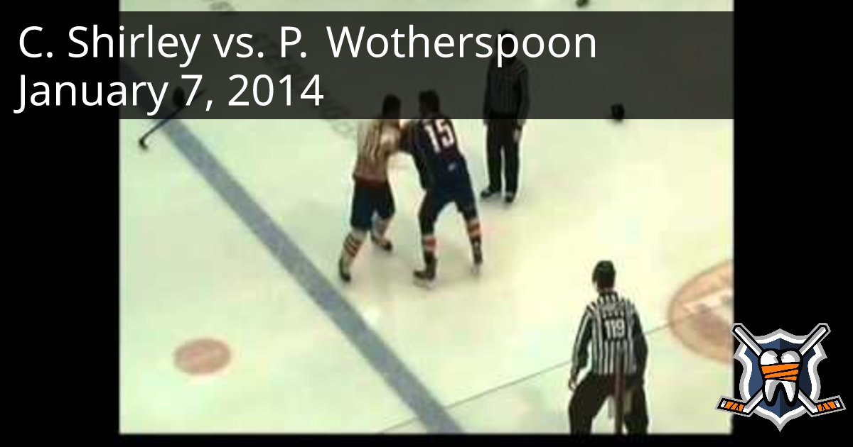 Collin Shirley vs. Parker Wotherspoon, January 7, 2014 - Kamloops ...