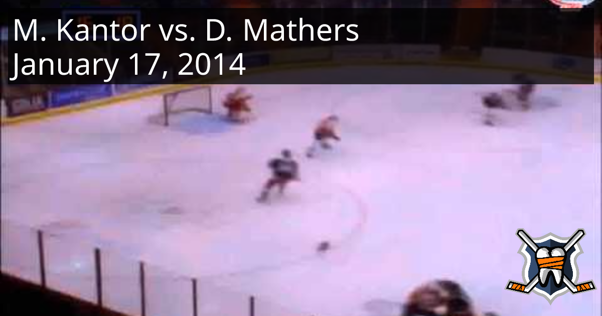 Michael Kantor vs. Derek Mathers, January 17, 2014 - Hartford Wolf Pack ...