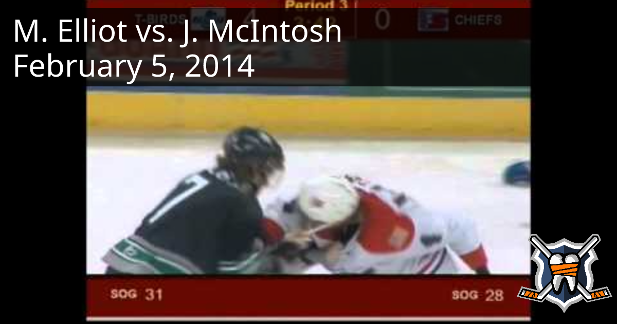 Mitch Elliot vs. Jeremy McIntosh, February 5, 2014 - Seattle ...